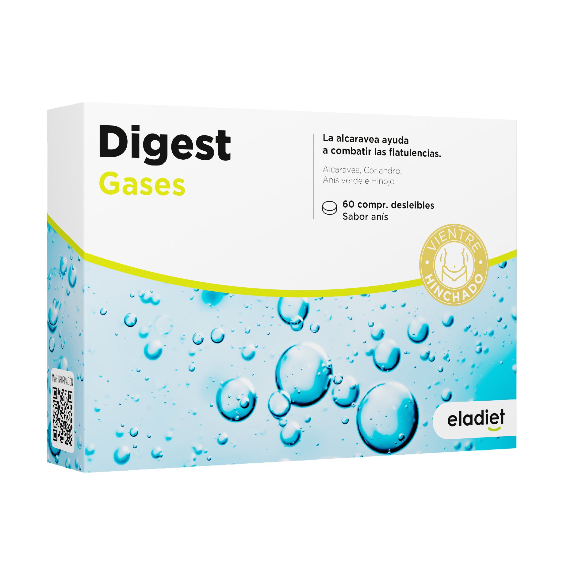 Digest Gases 60 comprimidos. Eladiet. LaCasadelesHerbes