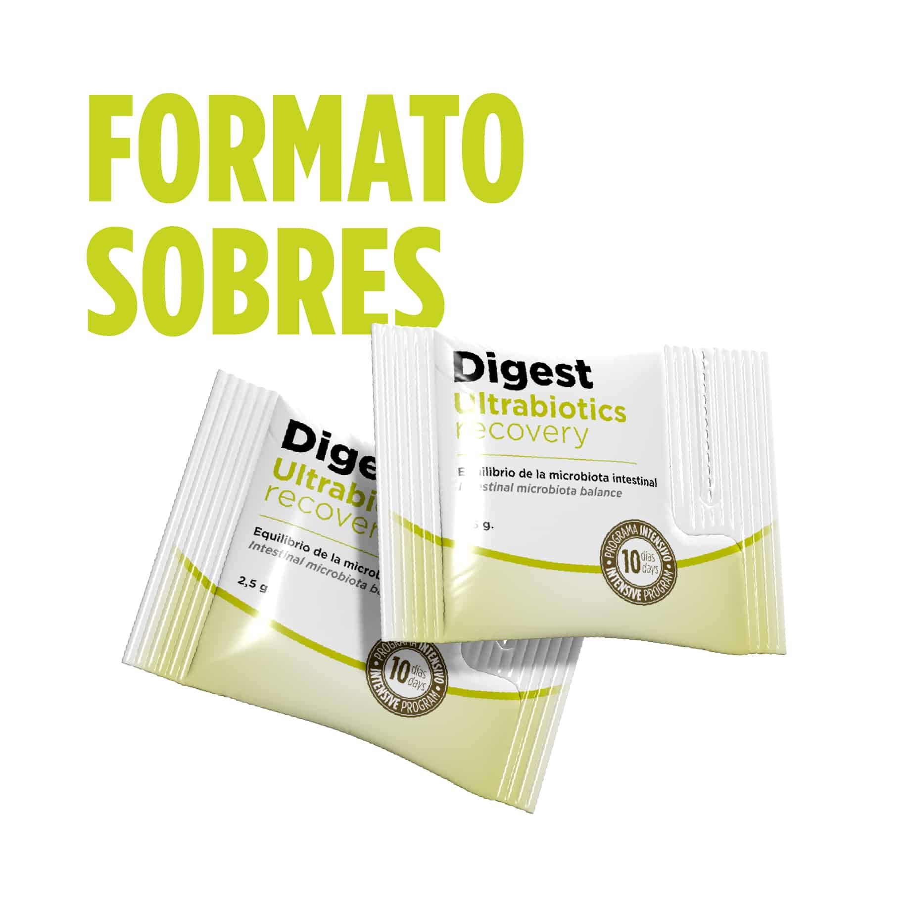 Digest Ultrabiotics recovery 10 sobres. Eladiet. LaCasadelesHerbes